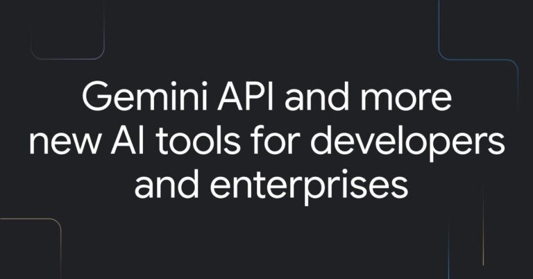 html Gemini API and more new AI tools for developers and enterprises ...